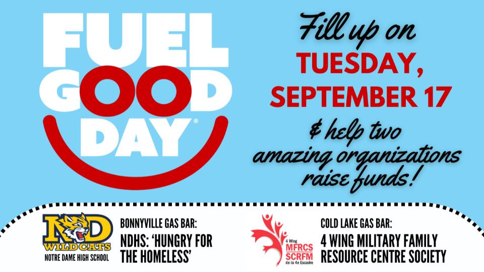 Fuel Good Day is September 17 | Lakeland Petroleum Services Co-op Ltd